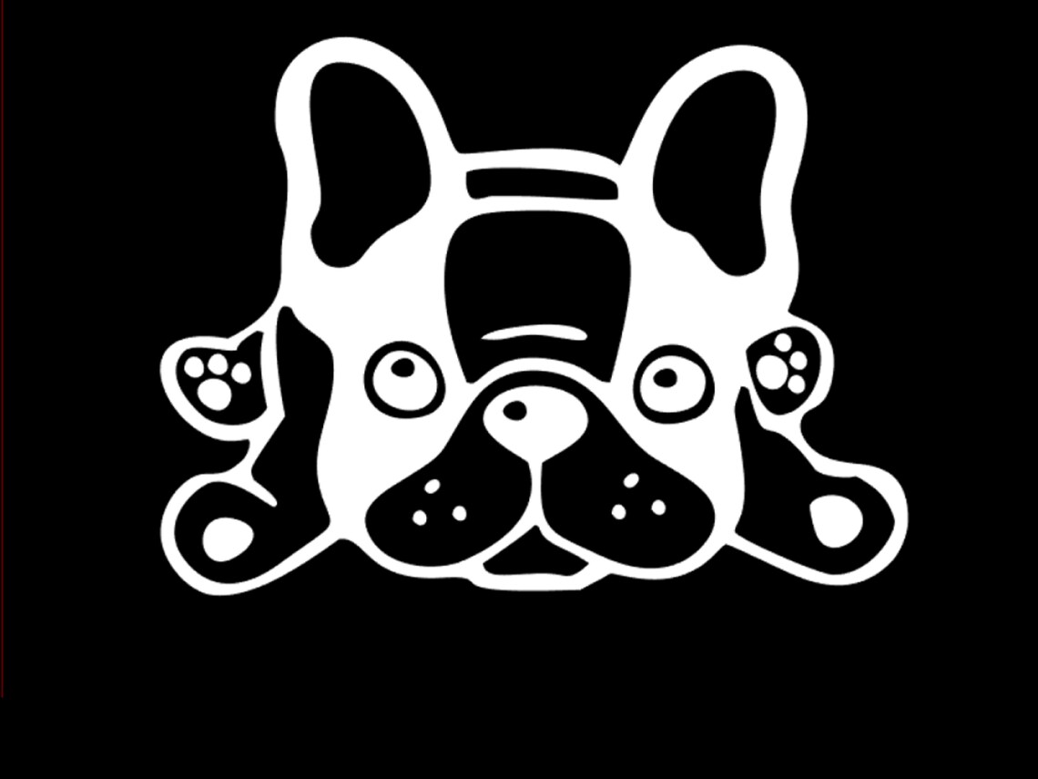 French Bulldog Car Decal / Sticker Frenchie Window Vinyl Dog Decals ...