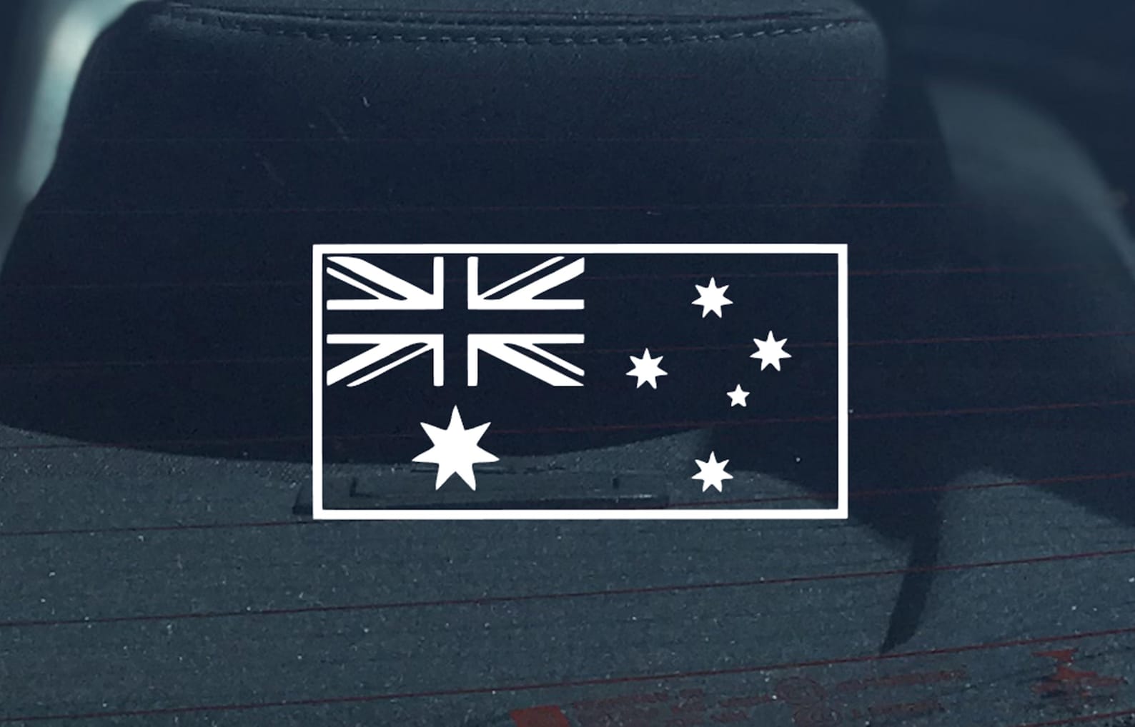 Australian Flag Sticker Car Window Decal No Background Proud Aussie ...