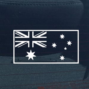 Australian Flag Sticker Car Window Decal No Background Proud Aussie ...