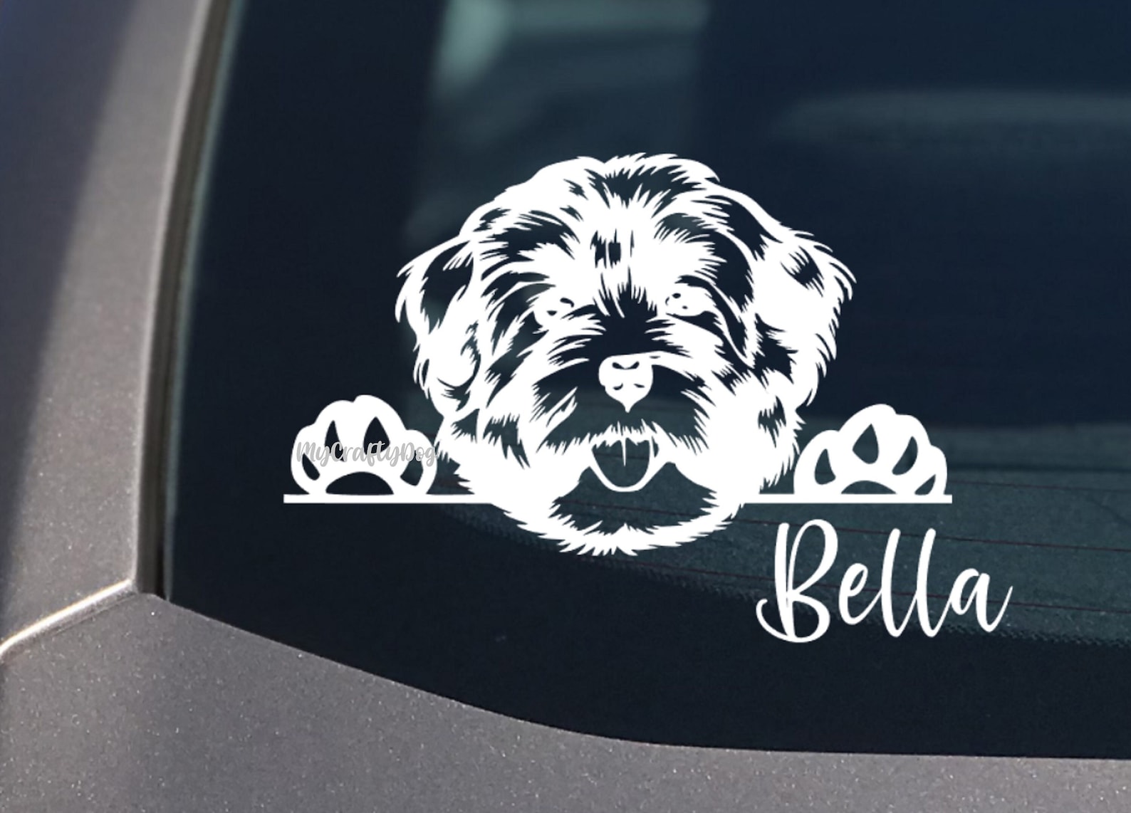 Havanese Peeking Dog Car Decal Sticker Havanese Dog Sticker - Etsy ...