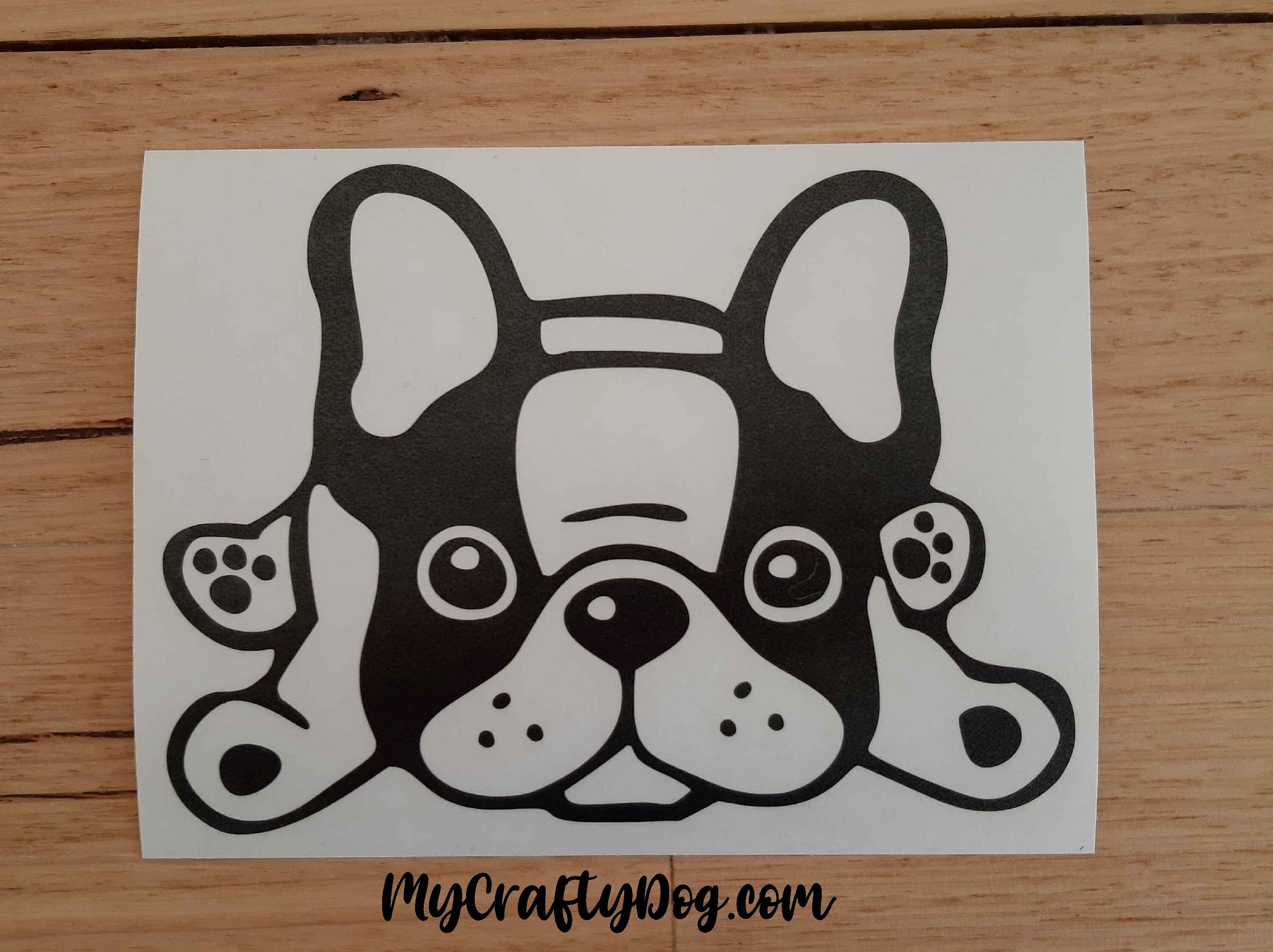 French Bulldog Car Decal / Sticker Frenchie Window Vinyl Dog | Etsy ...