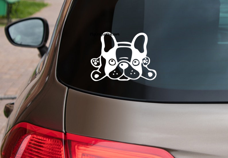 French Bulldog Car Decal / Sticker Frenchie Window Vinyl Dog | Etsy ...