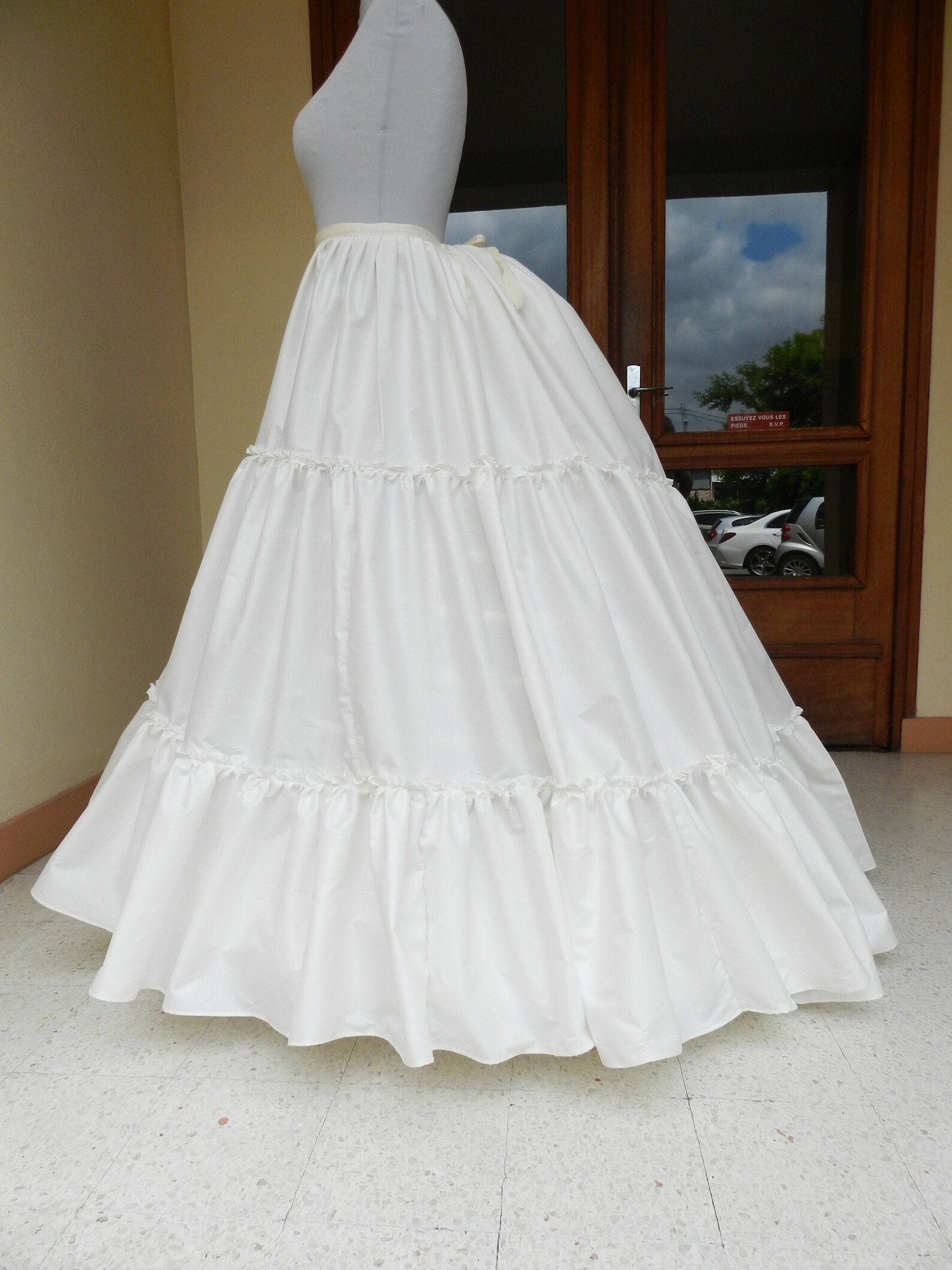 Grand jupon de crinoline elliptique second-empire mode | Etsy