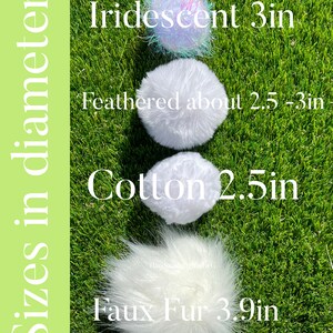 Tinkerbell Puff Ball Shoe Clips, Pom Poms, Tinkerbell Inspired, White ...