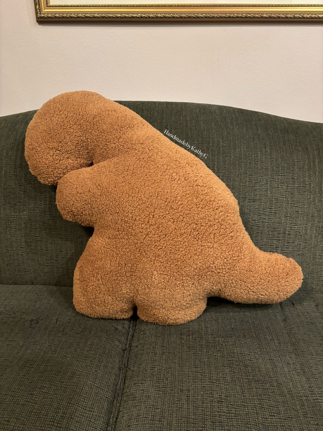 Jumbo, Giant, Dino Nugget Pillow, Large Pillow, Dinosaur Chicken Nugget ...