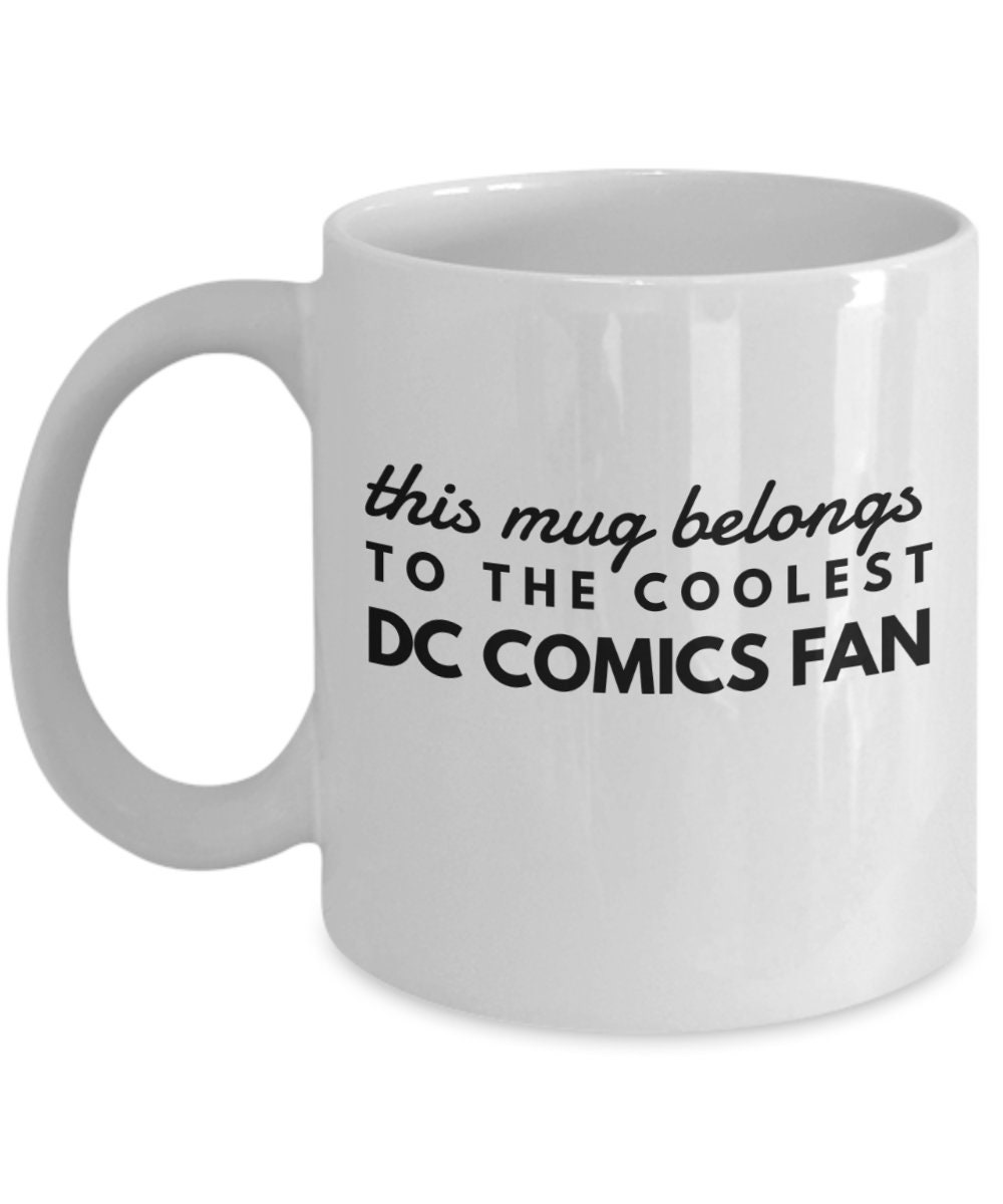Dc Comics Fan Gift, Dc Comics Gift Idea, Dc Comics Mug, Gift for Dc ...