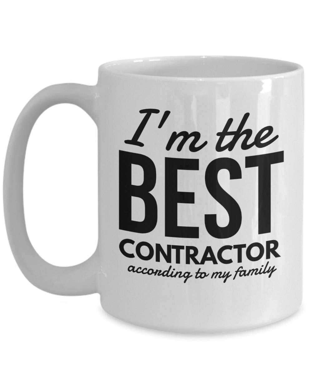 Contractor Coffee Mug Contractor Gift Idea Gift for - Etsy UK