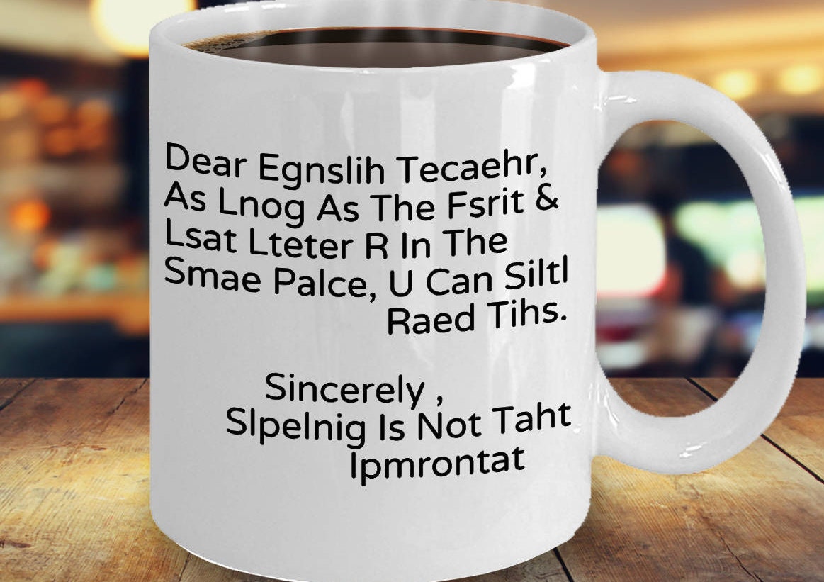 English Teacher Mug, English Teacher Gift, High School English, Funny ...