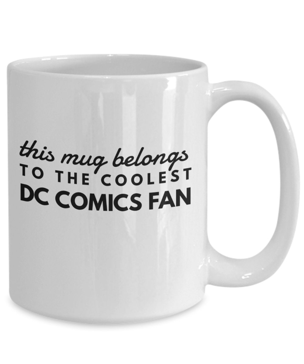 Dc Comics Fan Gift, Dc Comics Gift Idea, Dc Comics Mug, Gift for Dc ...