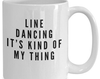Line Dance Mug - Etsy