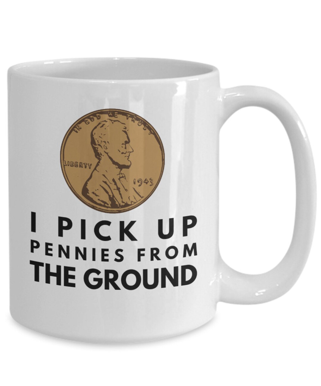 Penny Collector Gift, Penny Coffee Mug, Pennies Gift Idea, Penny Gift ...