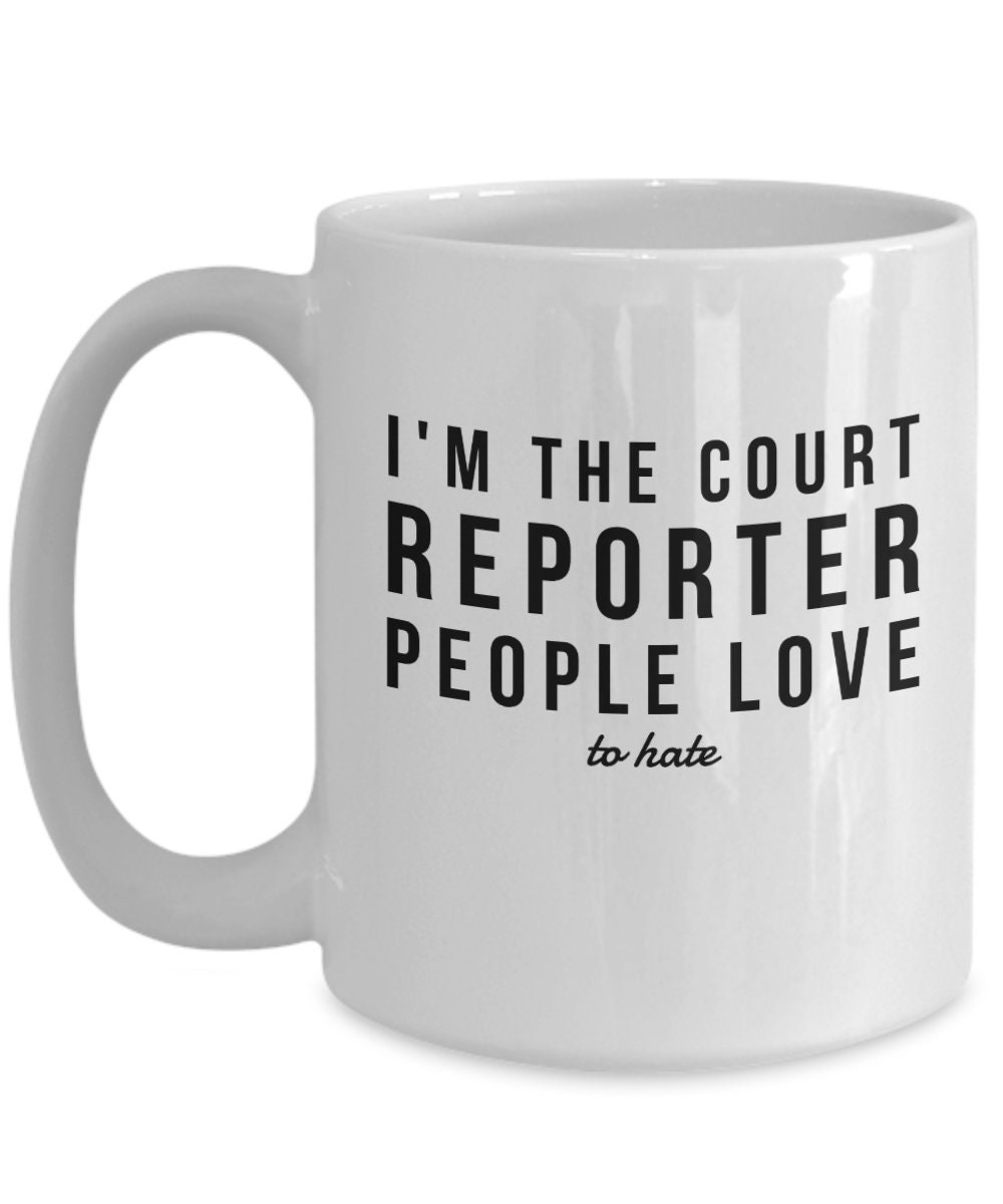 Court Reporter Gift Court Reporter Coffee Mug Funny Court - Etsy