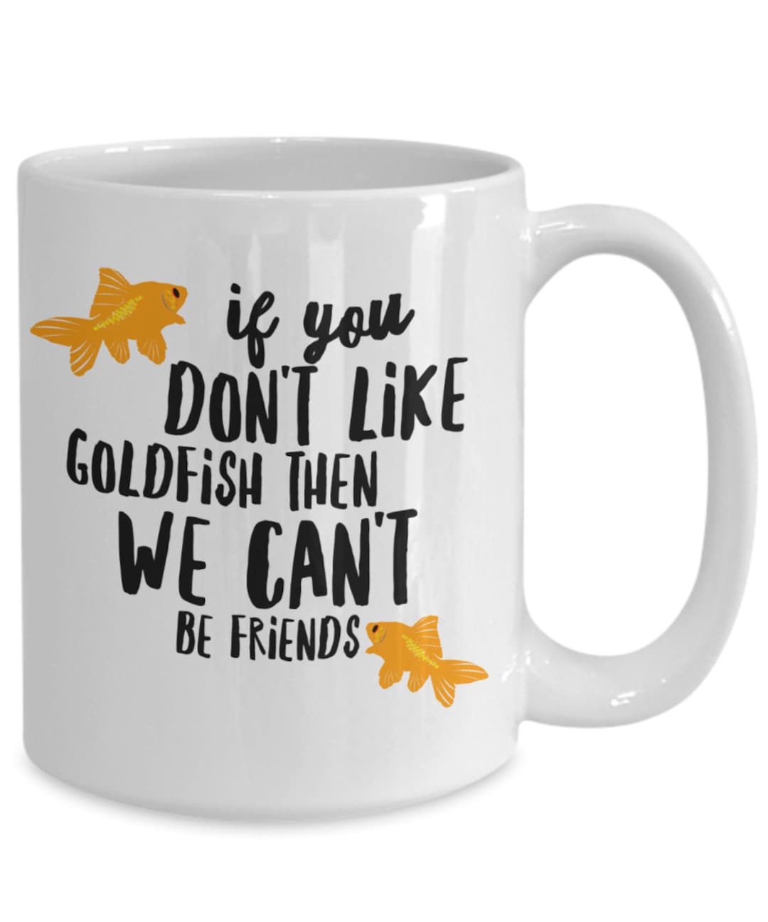 Goldfish Lover Mug, Funny Goldfish Gift, Goldfish Gift Ideas, Goldfish ...