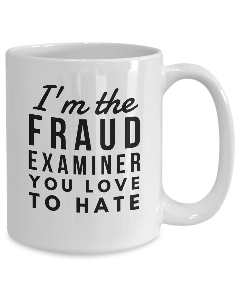 Fraud Examiner Mug, Fraud Examiner Gift Idea, Mug for Fraud Examiner ...
