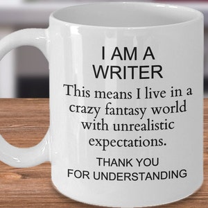 Writer Gift Ideas, Funny Writer Gift, Writer Mug, Writers Coffee Mug ...