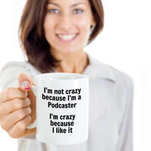 Podcaster Gift, Podcaster Coffee Mug, Podcasting Gift, Podcast Host ...