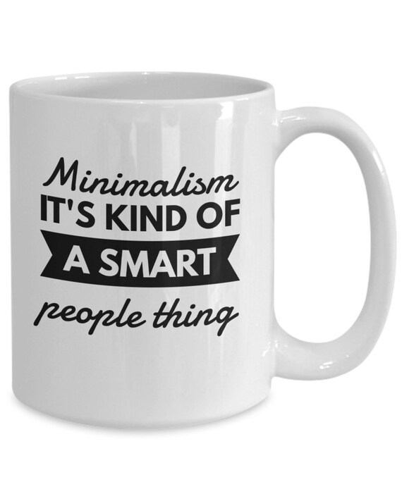Minimalist Coffee Mug Minimalism Gifts Minimalism Gift Idea | Etsy