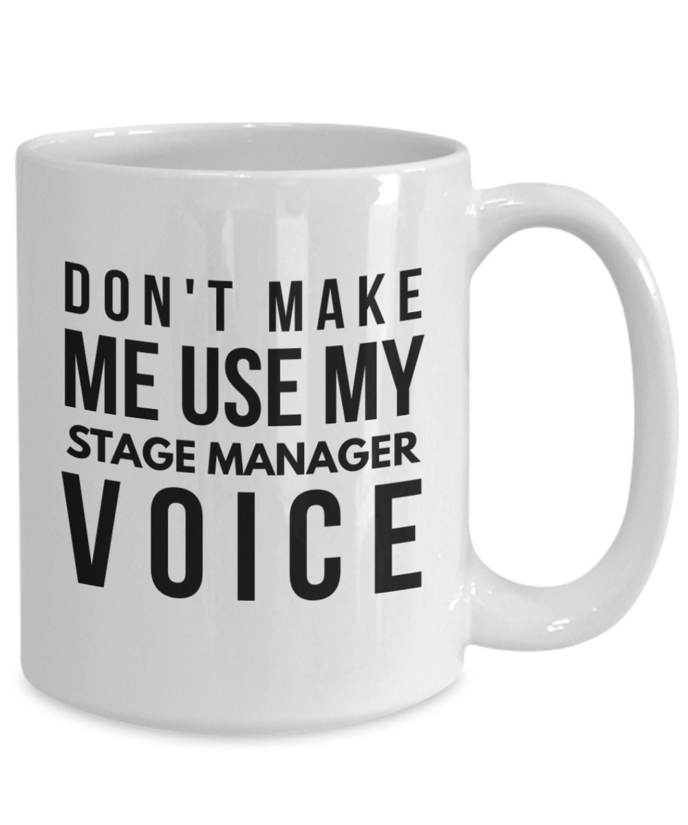 Stage Manager Gift Mug for Stage Manager Stage Manager Gift - Etsy
