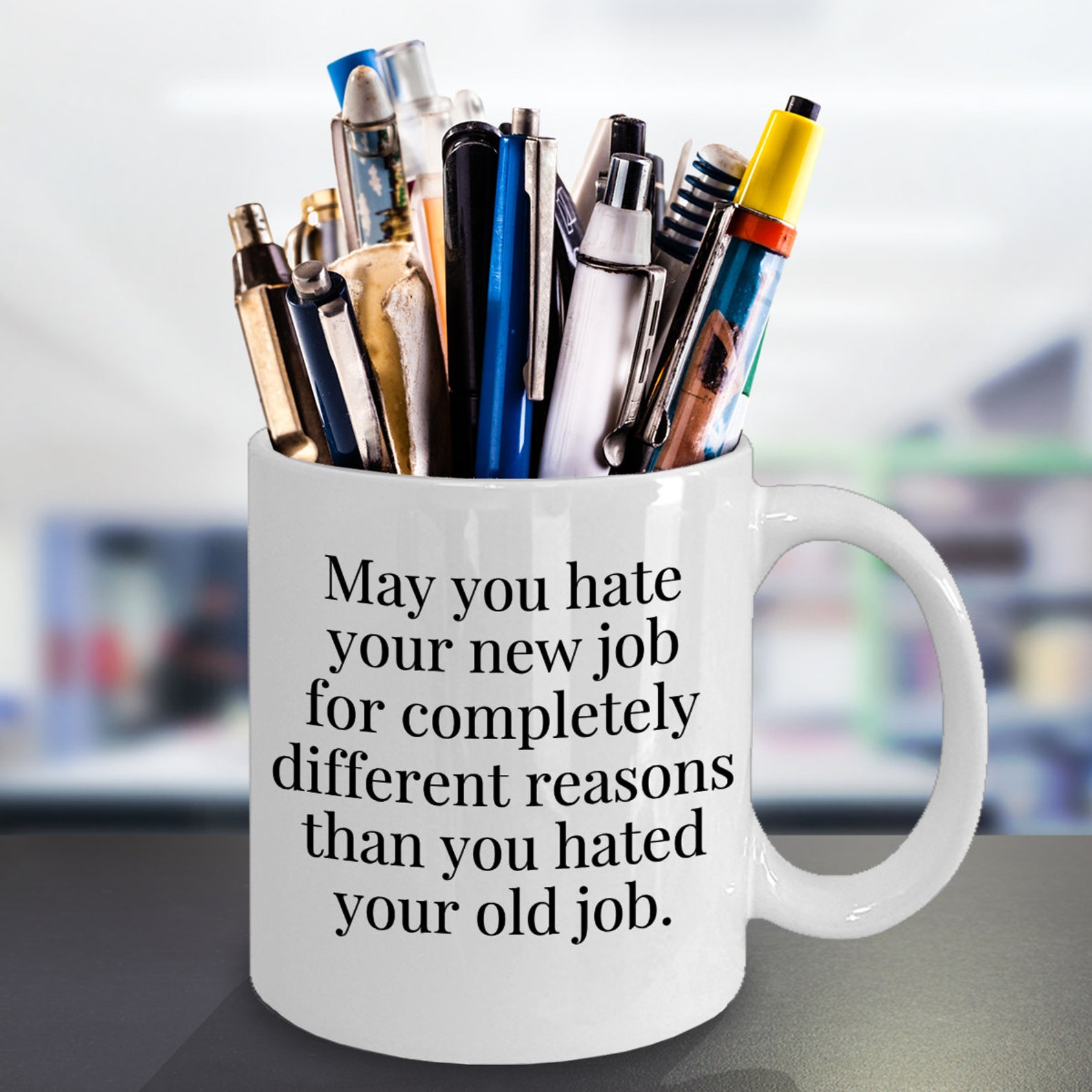 Funny New Job Gift New Job Mug New Job Gift for Her New Job - Etsy