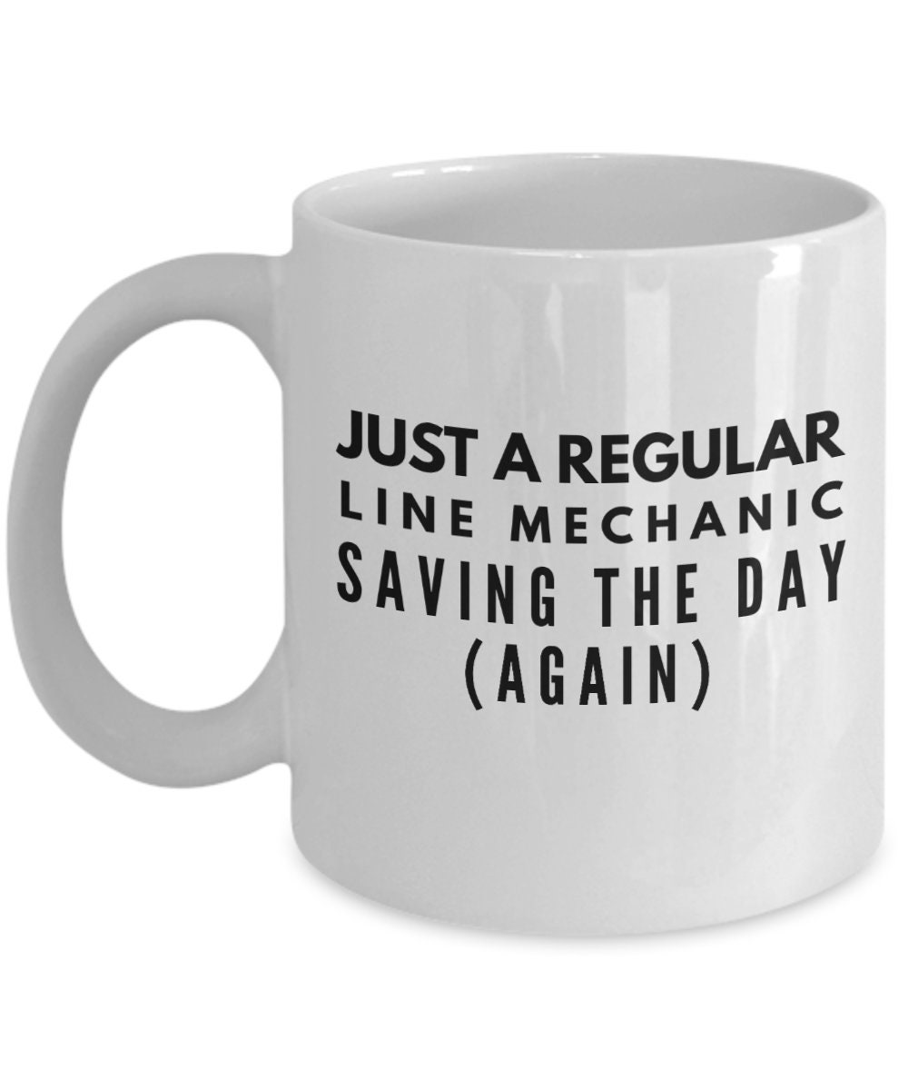 Line Mechanic Gift Idea, Mug for Line Mechanic - Etsy