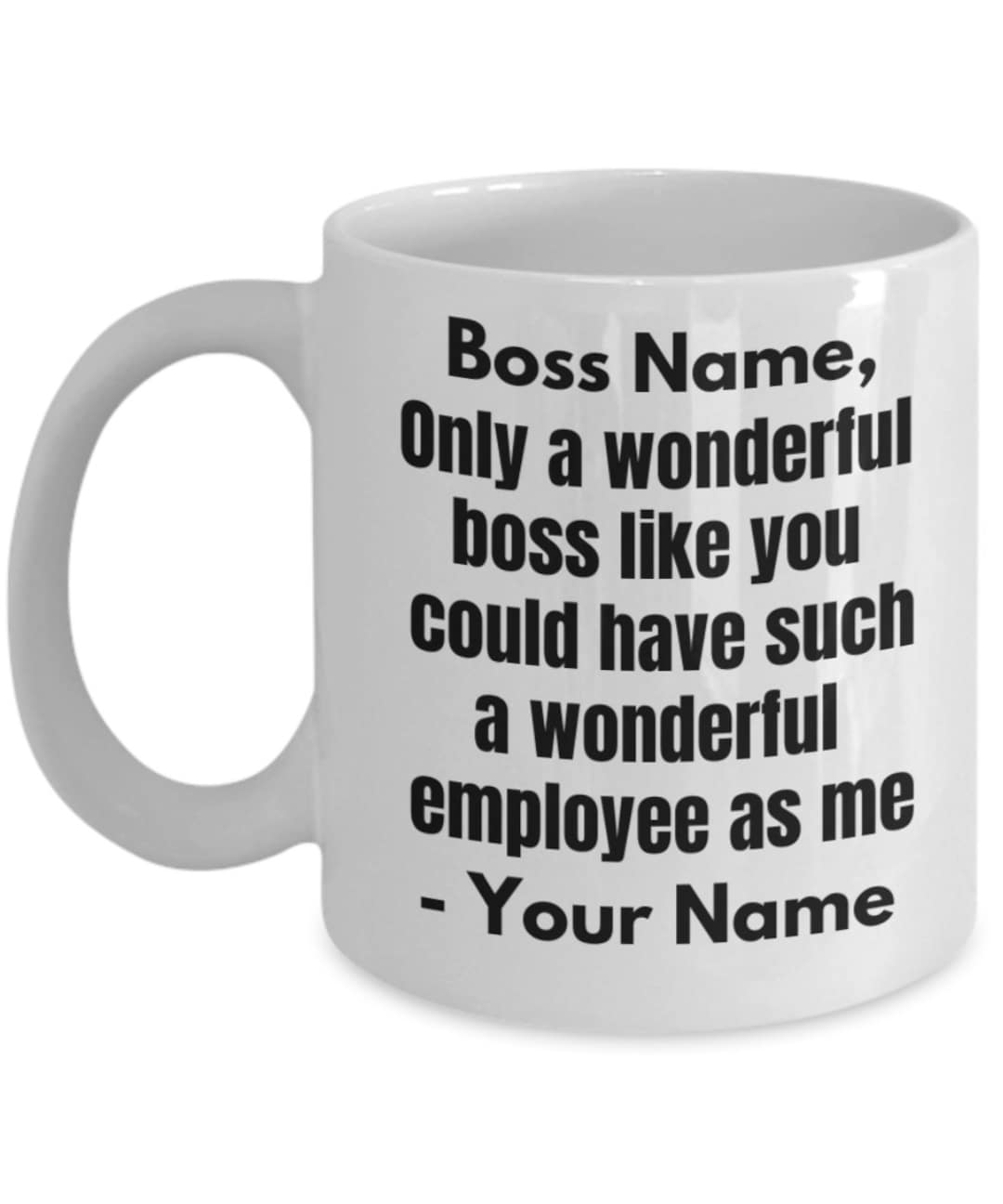 Personalized Boss Mug, Custom Boss Gift, Boss Gift Ideas, Boss Coffee ...