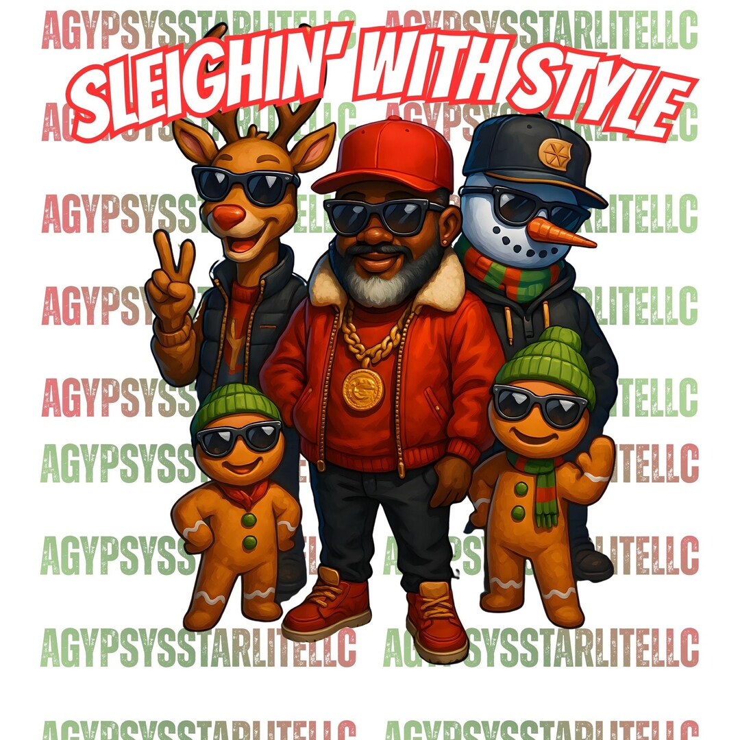 Sleighin' With Style Tee | Sleigh Christmas Holiday Shirt - Etsy
