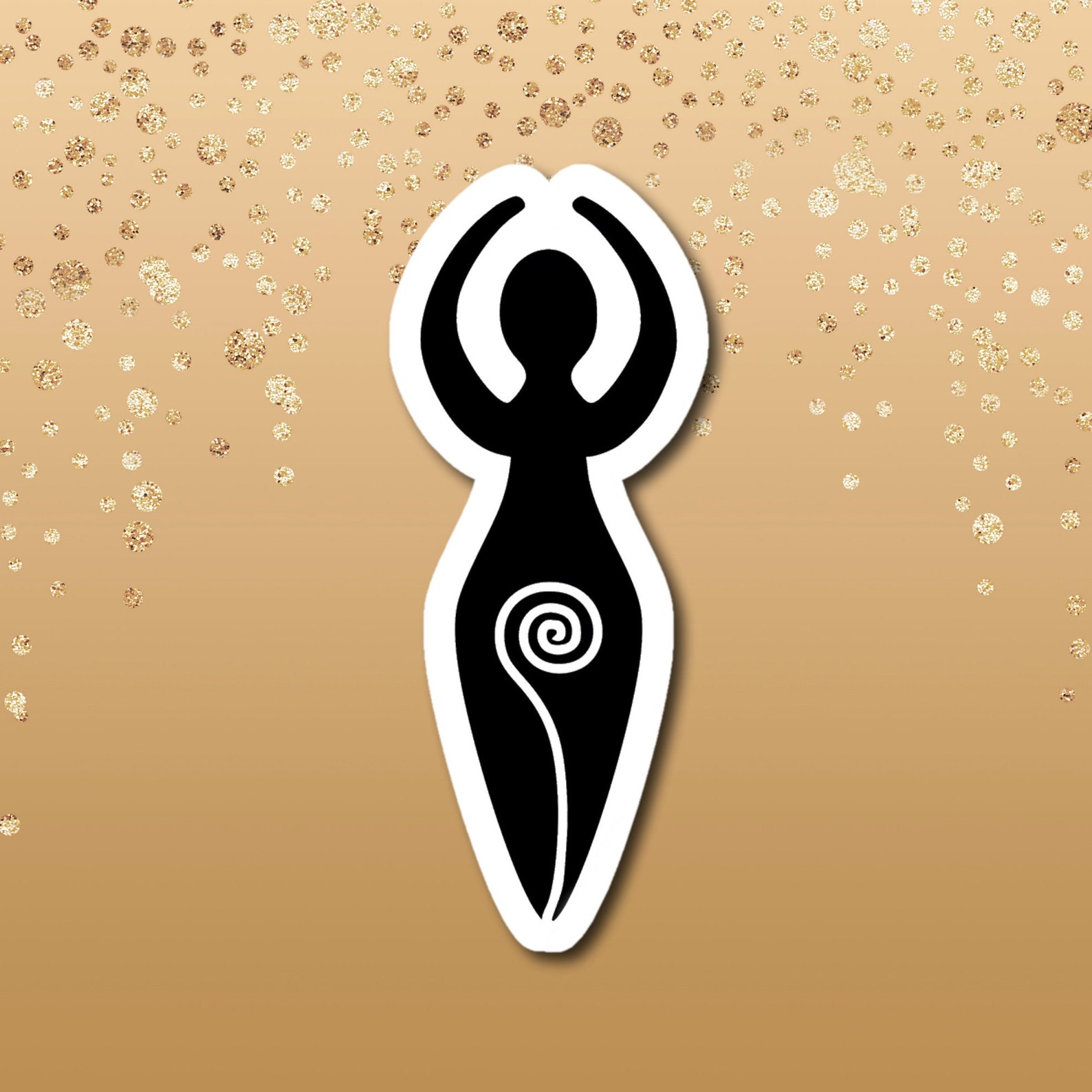 Wiccan Goddess Sticker | Wiccan Sticker | Decal - Etsy