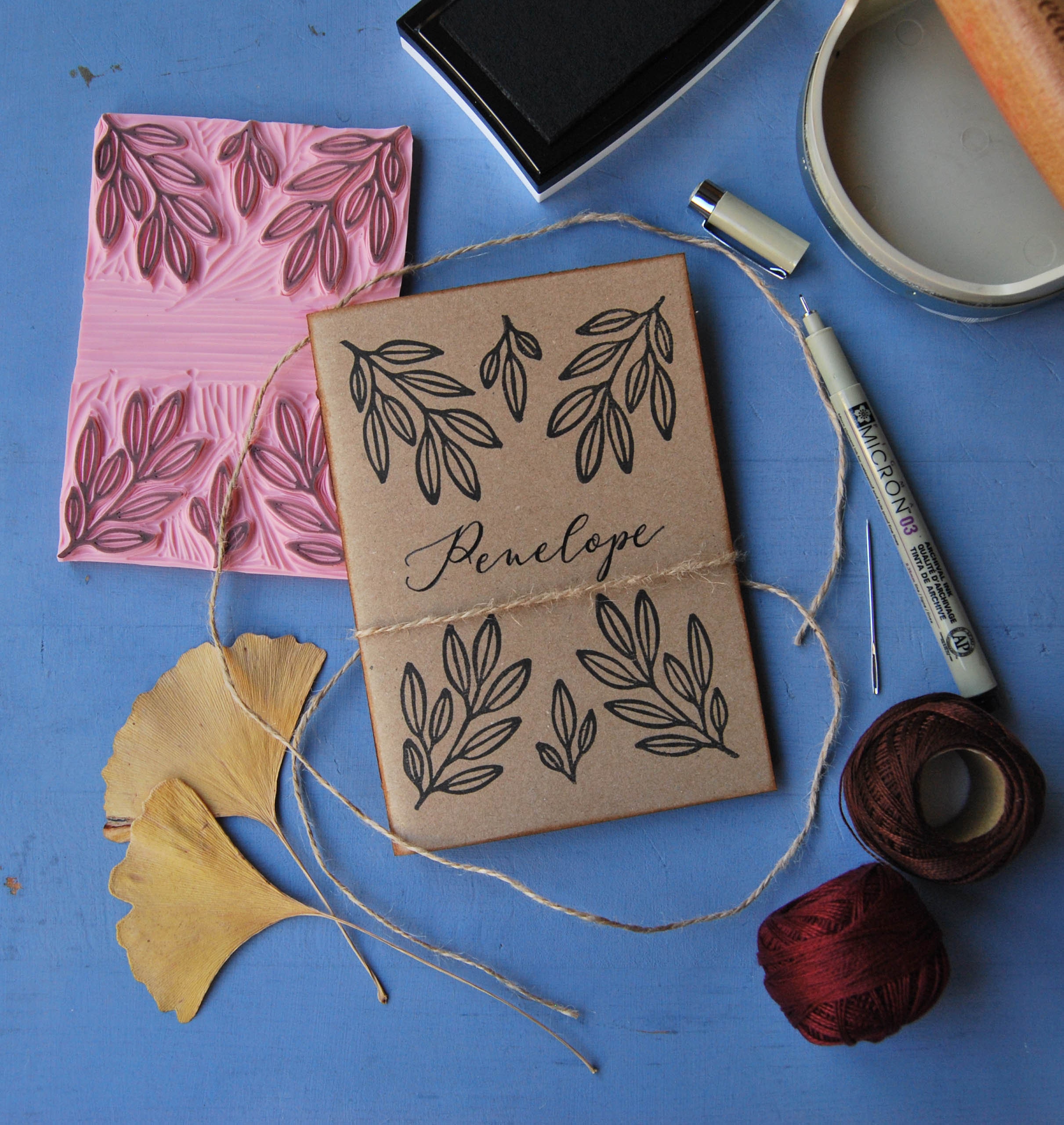 Handmade customized notebook with recycled paper gift for | Etsy