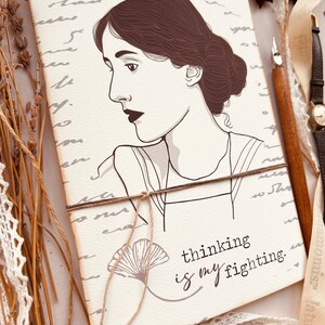 Virginia Woolf, Handmade Journal With Recycled Paper, Virginia Woolf ...