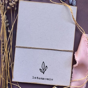 Handmade Photo Album With Recycled Paper, Handprinted Vintage Photo ...