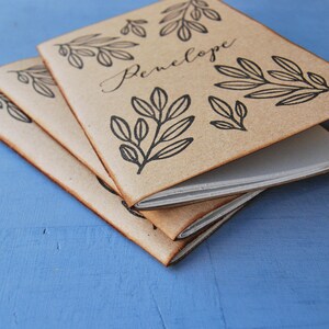 Handmade Customized Notebook With Recycled Paper Gift for - Etsy