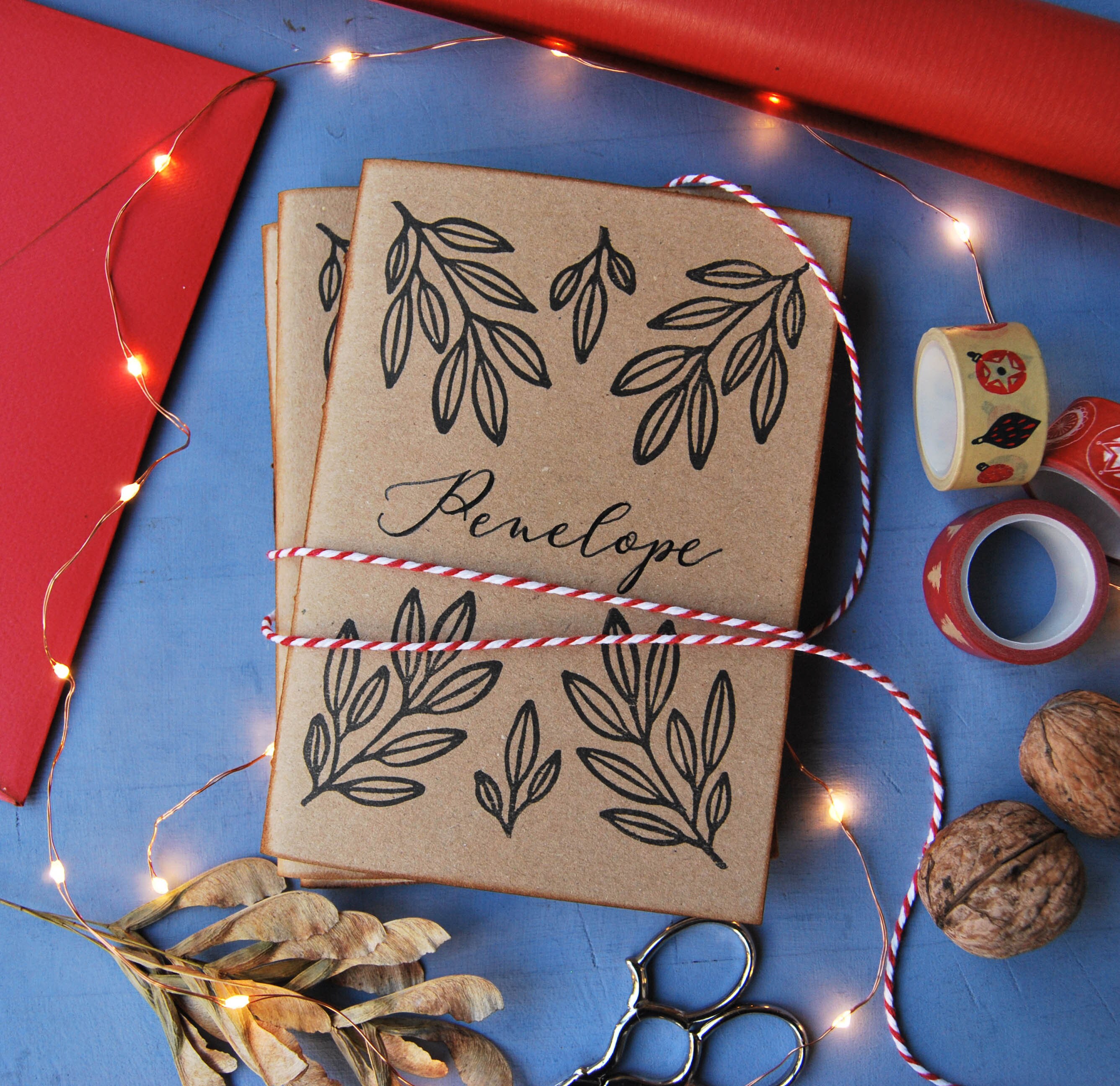 Handmade Customized Notebook With Recycled Paper Gift for | Etsy