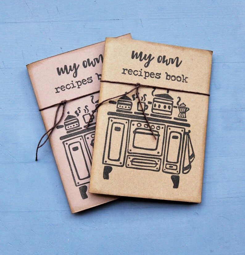 Handmade Recipes Book Handmade Notebook Handmade Journal - Etsy