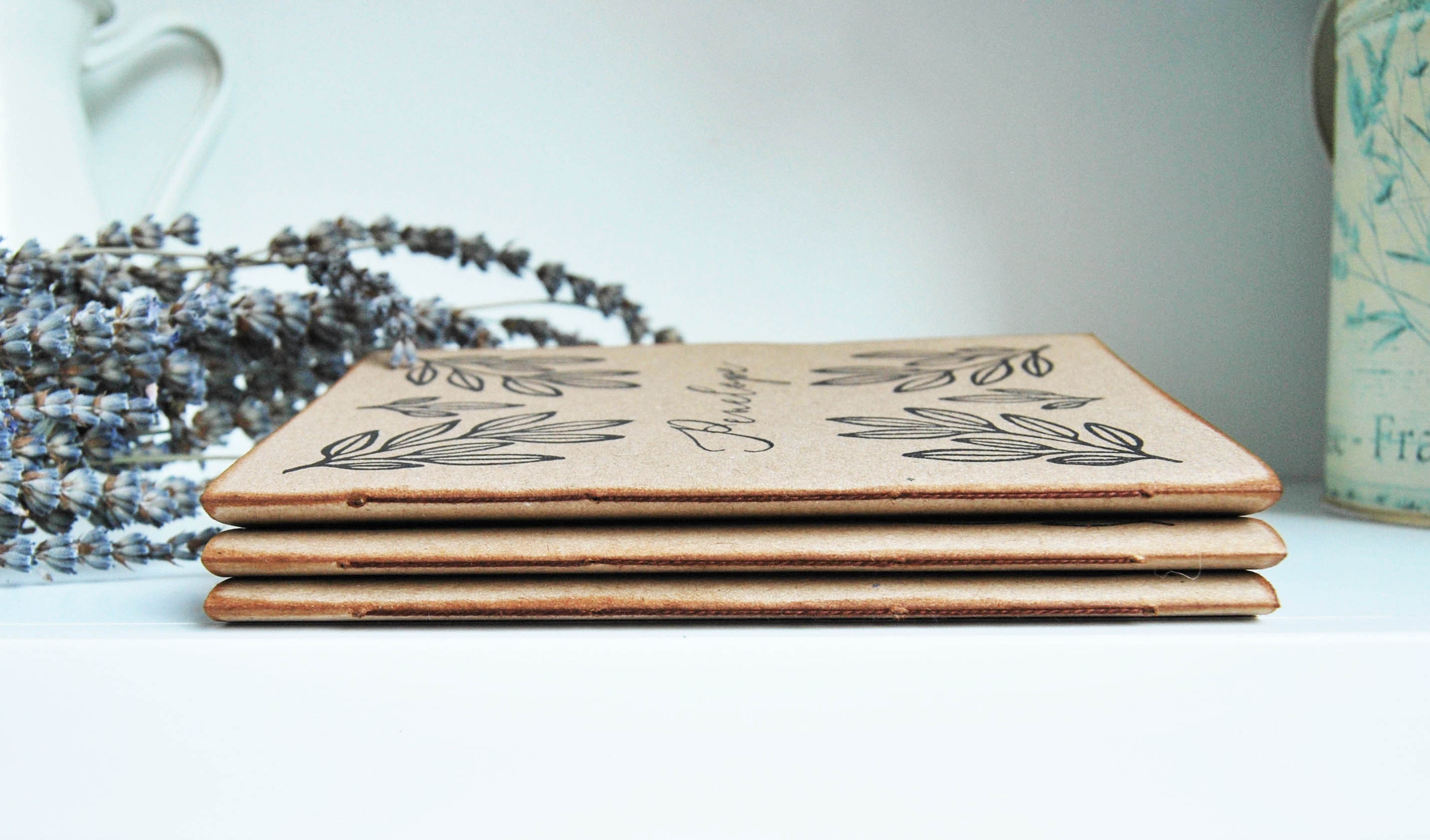 Handmade Customized Notebook With Recycled Paper Gift for | Etsy