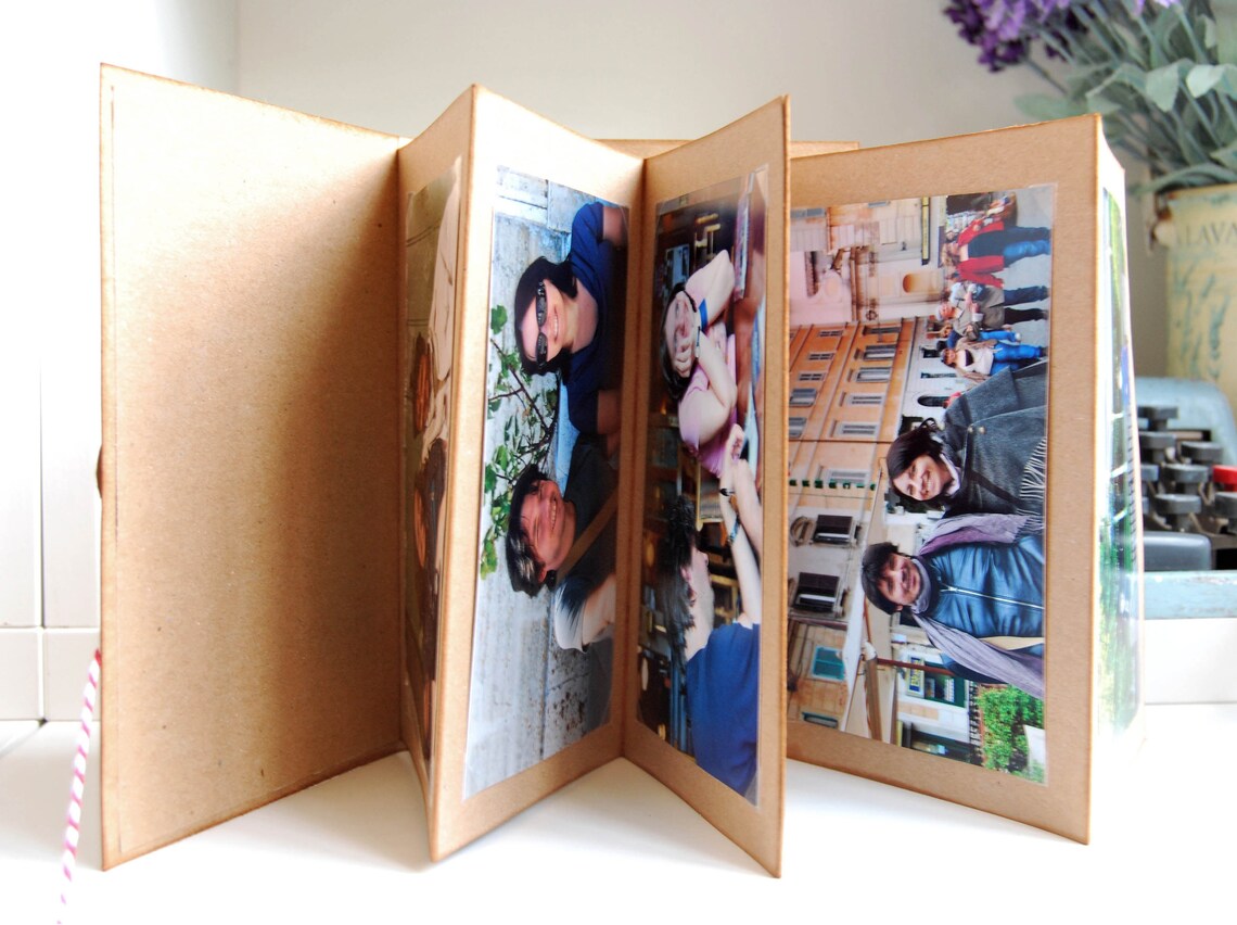 Handmade customized photo album with recycled paper | Etsy