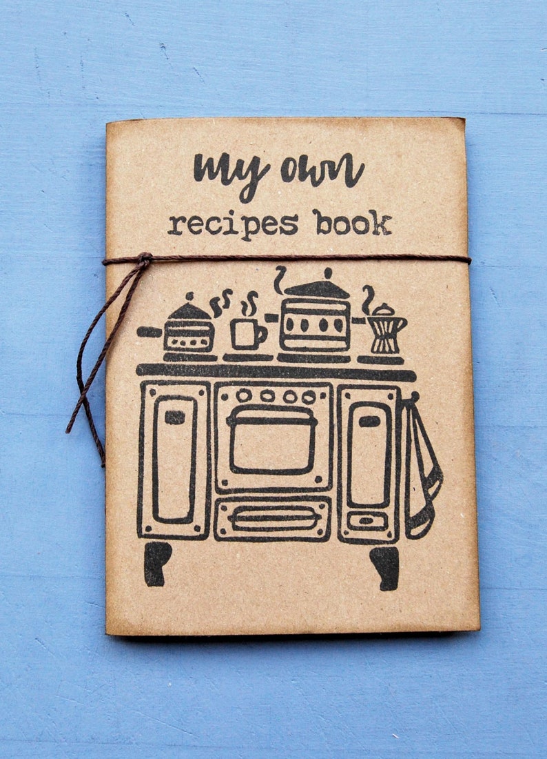 Handmade Recipes Book Handmade Notebook Handmade Journal - Etsy
