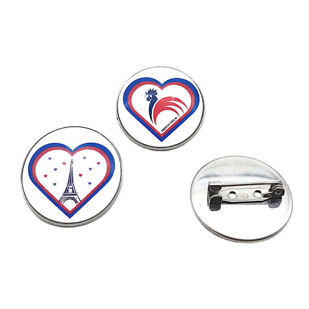 J.O PARIS 2024 Brooches, Set of 2 Pin Brooches, Accessories, Olympic ...