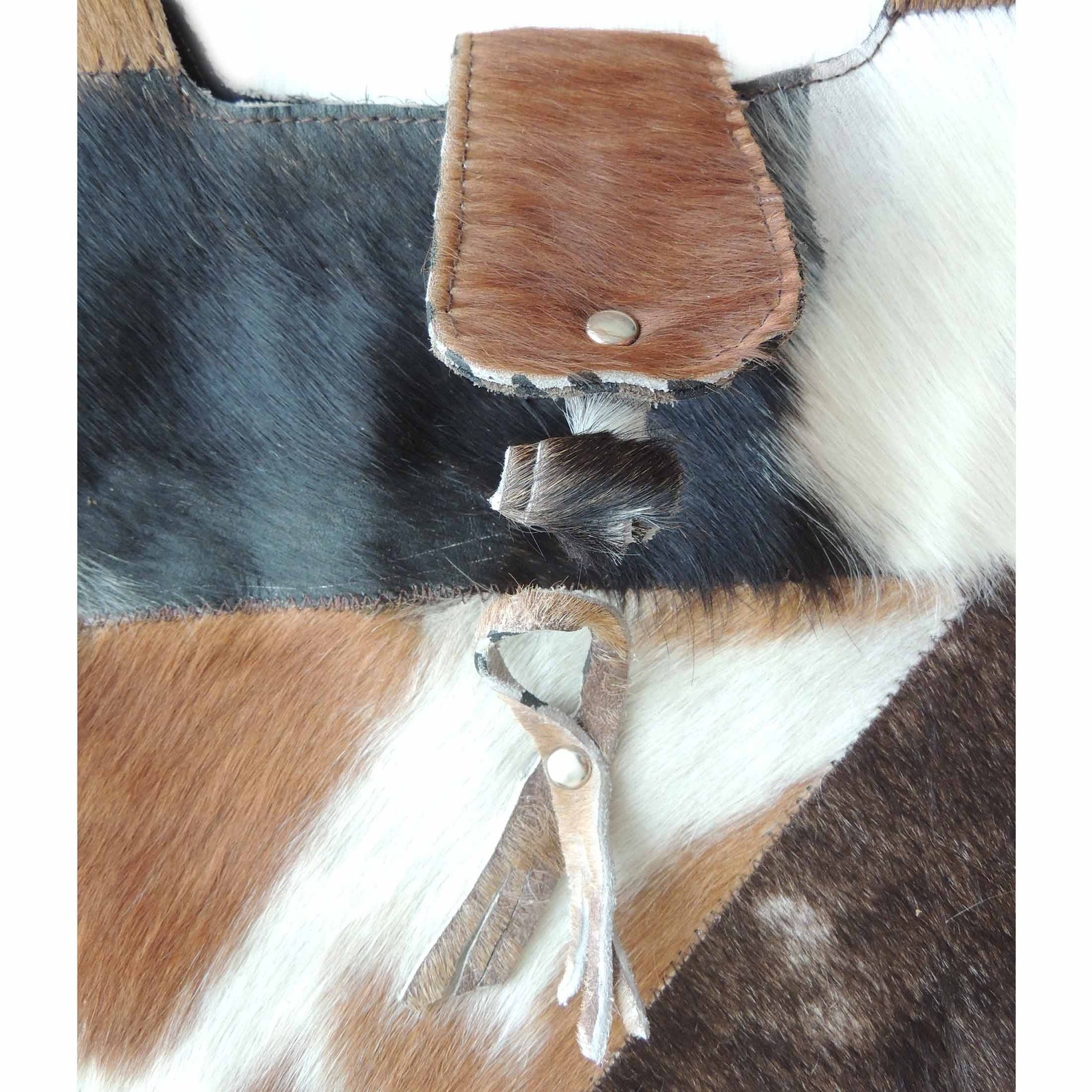 Cowhide Bag Handmade Cowhide Bag Leather Multicolor - Etsy