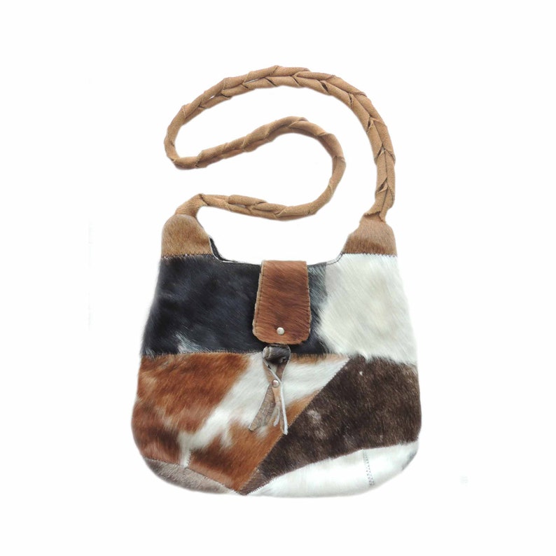Cowhide Bag Handmade Cowhide Bag Leather Multicolor - Etsy