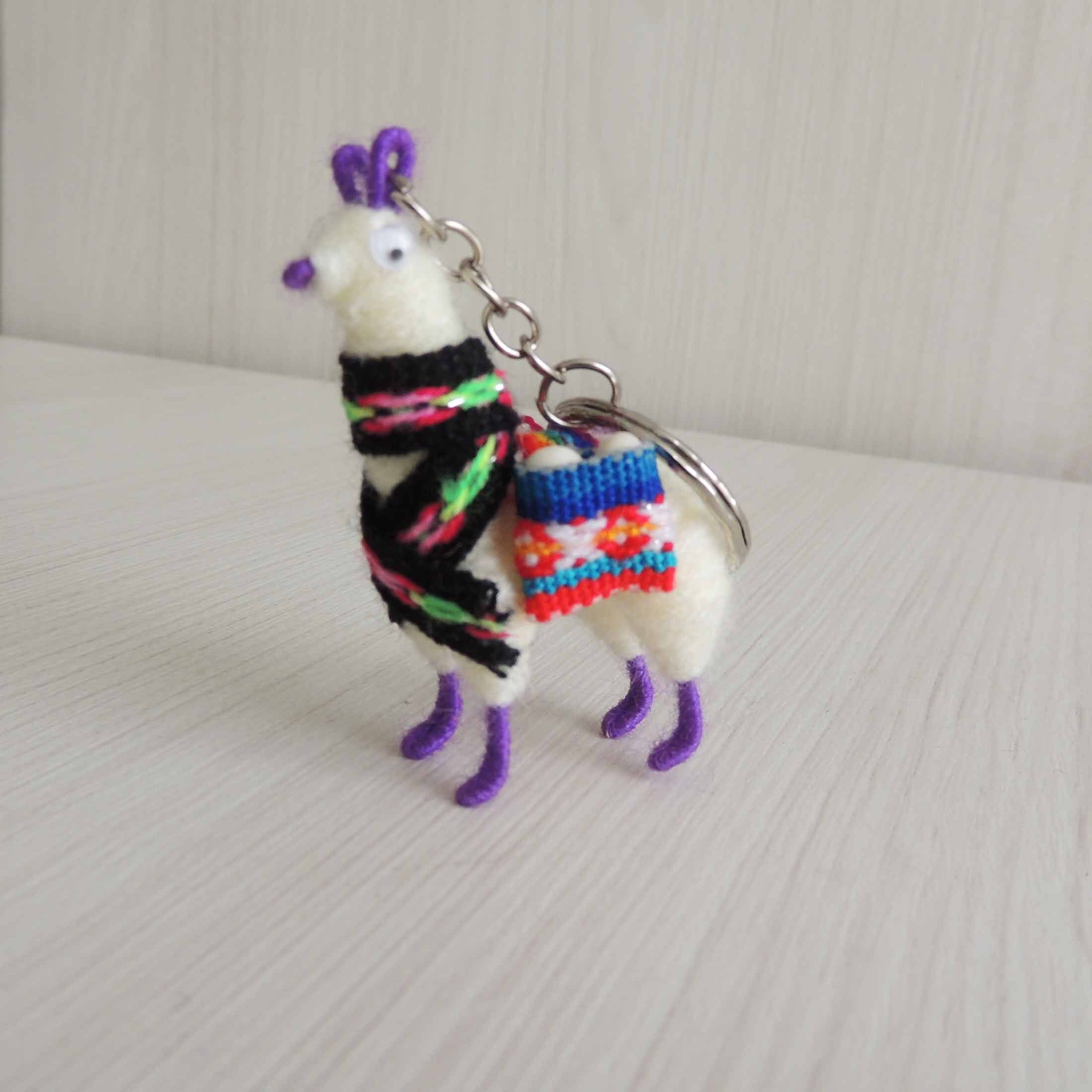 25 Mini Llama Keychains Handmade in Peru Pack of 25 Pieces - Etsy