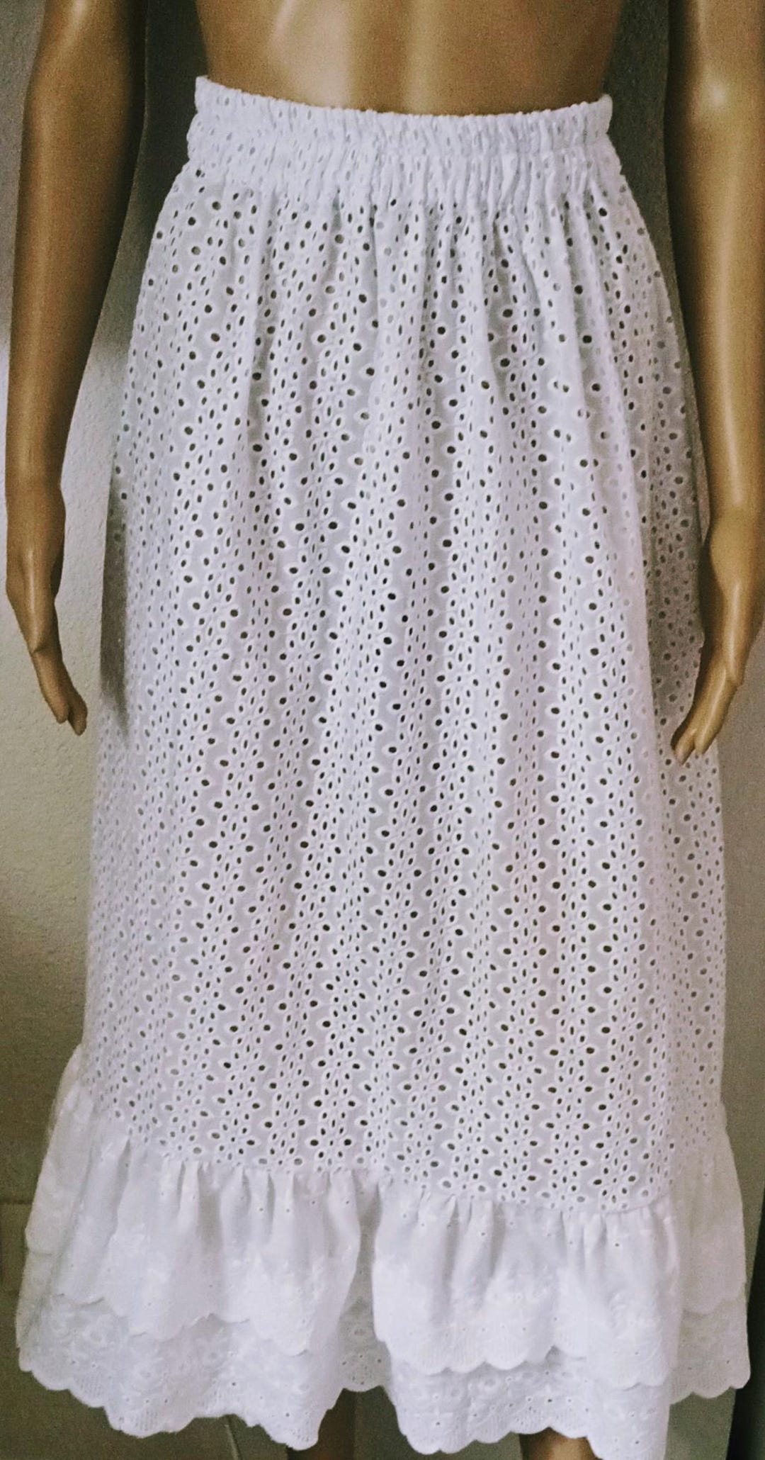 Jupe Ou Jupon Femme En Coton Et Dentelle - Etsy