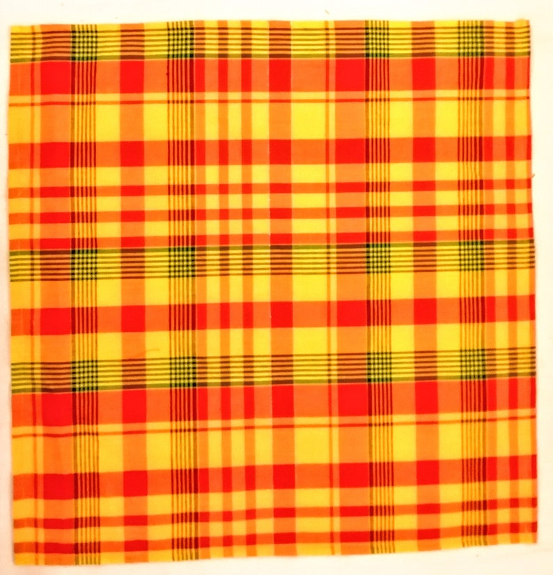 Serviette De Table En Madras - Etsy