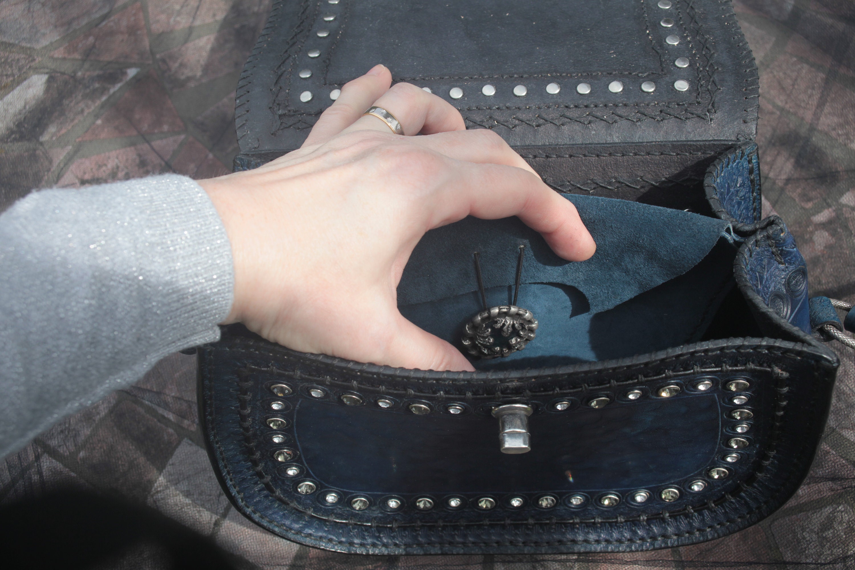 Moiraine Leather Bag, Fantasy Style - Etsy