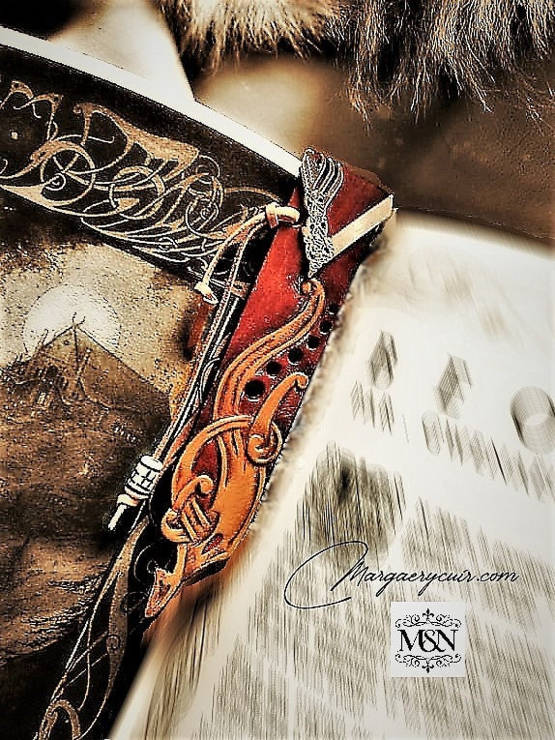 Vikings Leather Bookmarks - Etsy