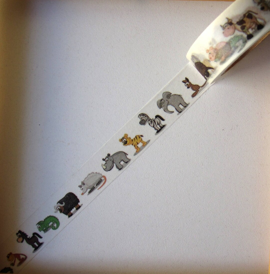 Masking Tape Pattern animals 1.5 Cm X 10 M - Etsy