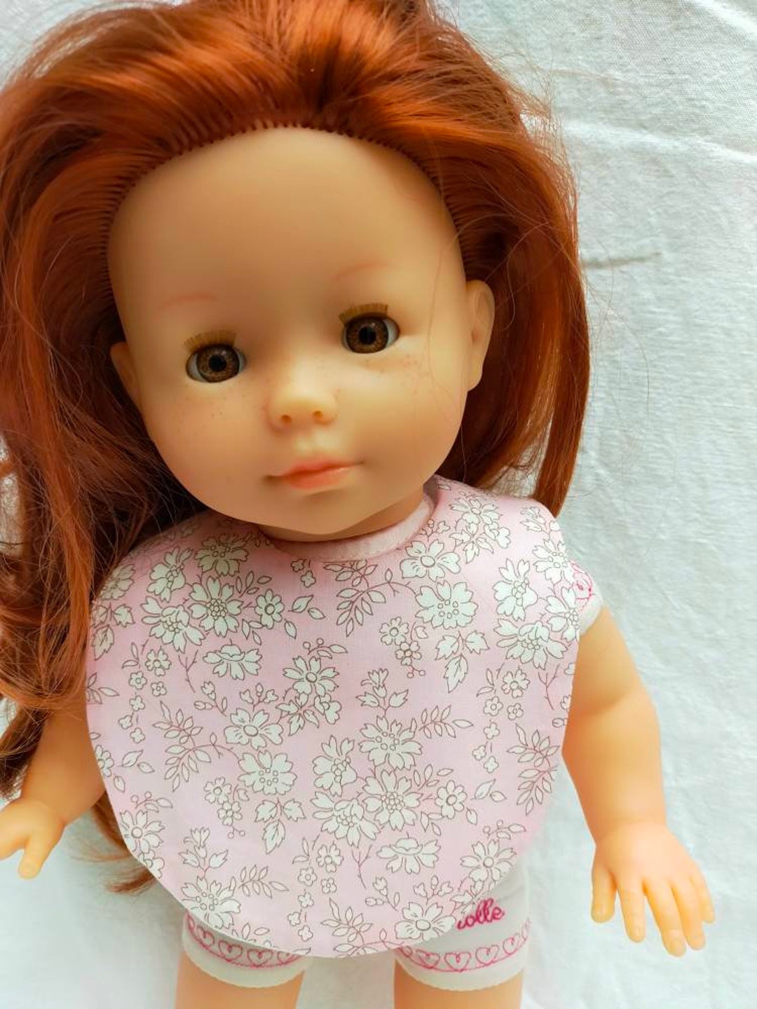 First Moment, Liberty Capel Pink Bib Doll From 34 to 42 Cm - Etsy