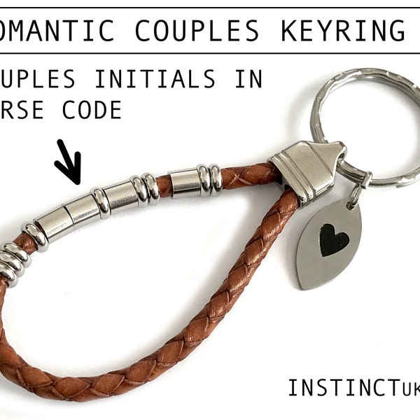 Morse Code Keyring - Etsy