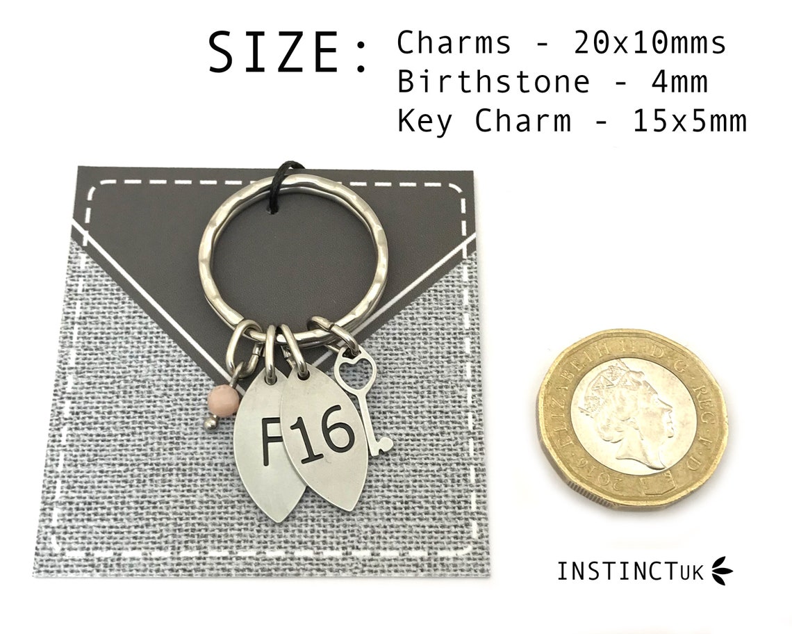 16TH BIRTHDAY KEYRING Birthday Gift for Her 16th Keychain - Etsy