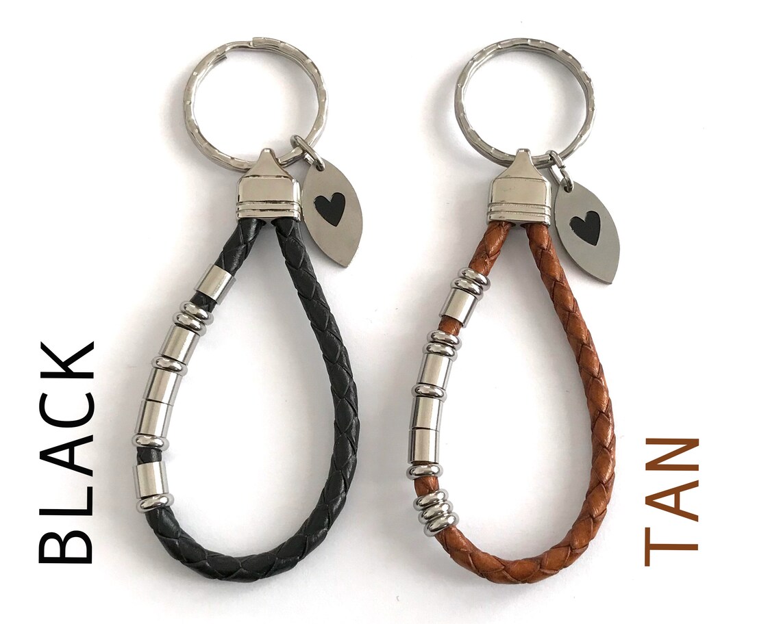 MORSE CODE KEYRING Valentines Day Gift Couples Initial | Etsy