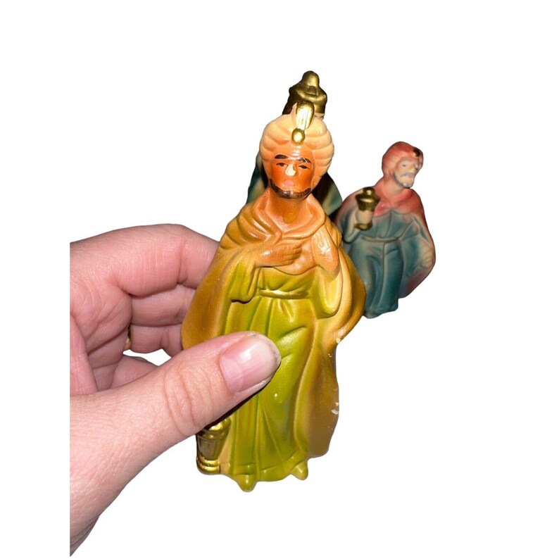 Vintage Nativity Replacement 3 Wise Man Figures Made in Korea READ - Etsy